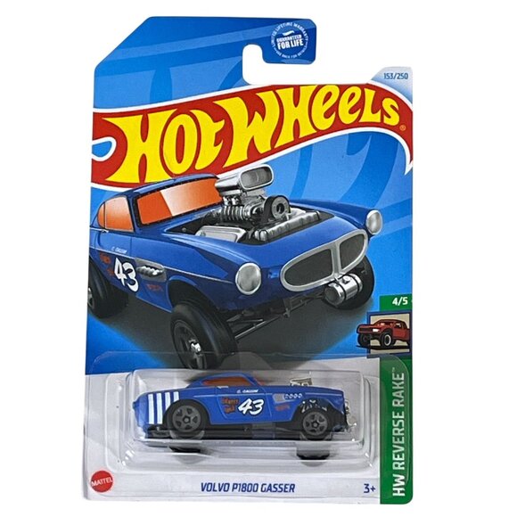 Hot Wheels | Toys | Hot Wheels Volvo P80 Gasser Blue 2024 Reverse Rake ...